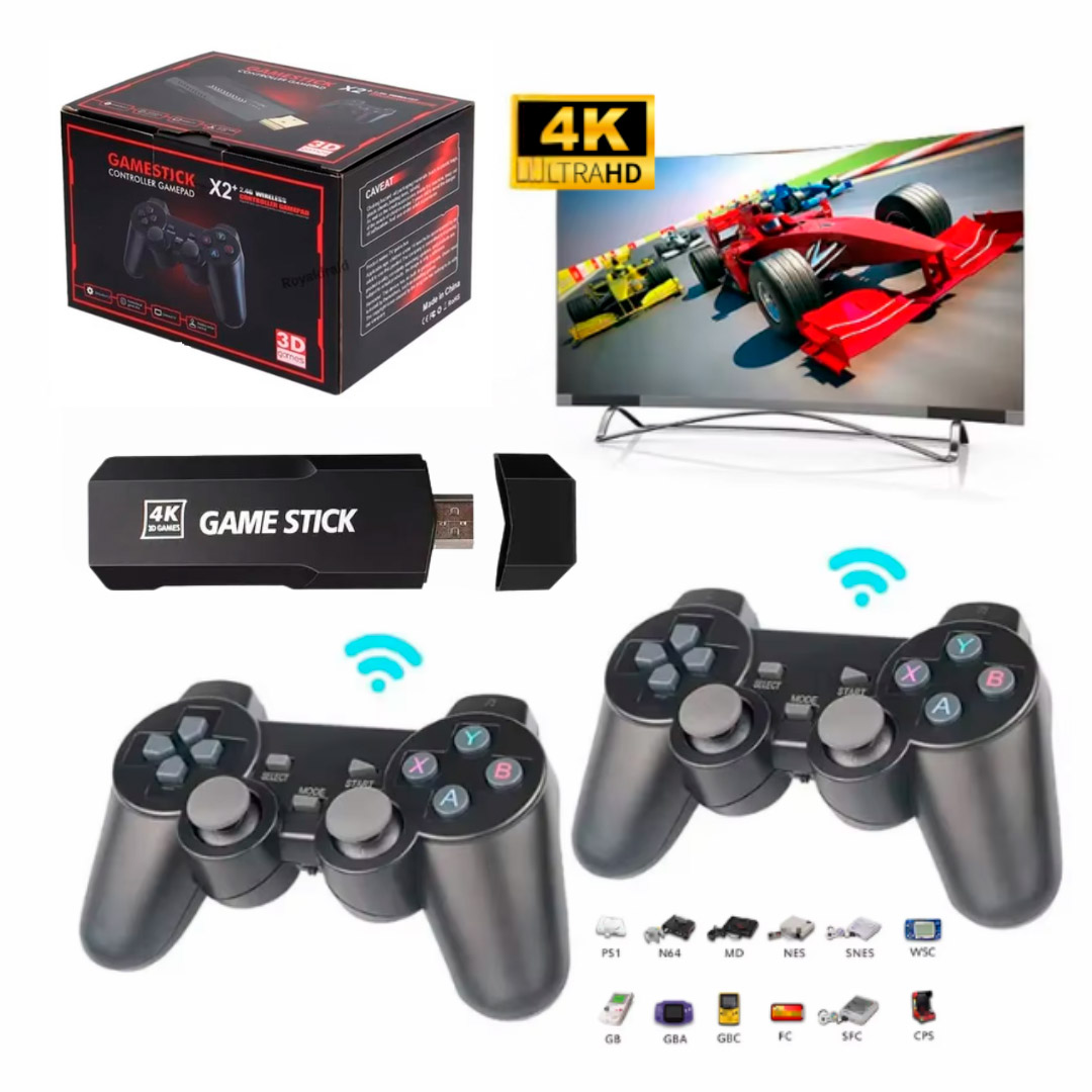 Consola Retro Gamestick controller Gamepad Wireless – Córdoba Hogar